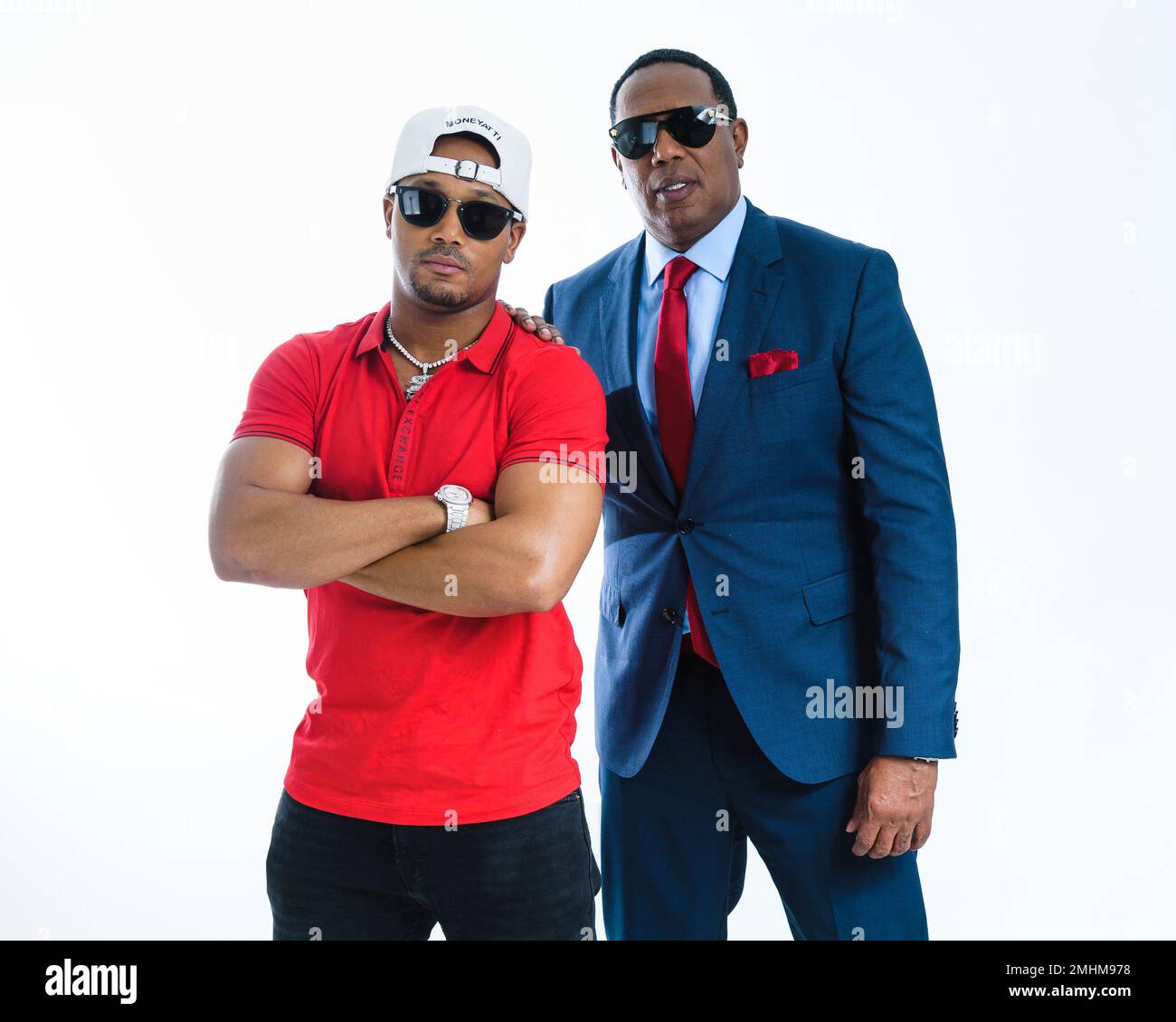 Romeo Miller, left, and Master P pose for a portrait at the Associated ...