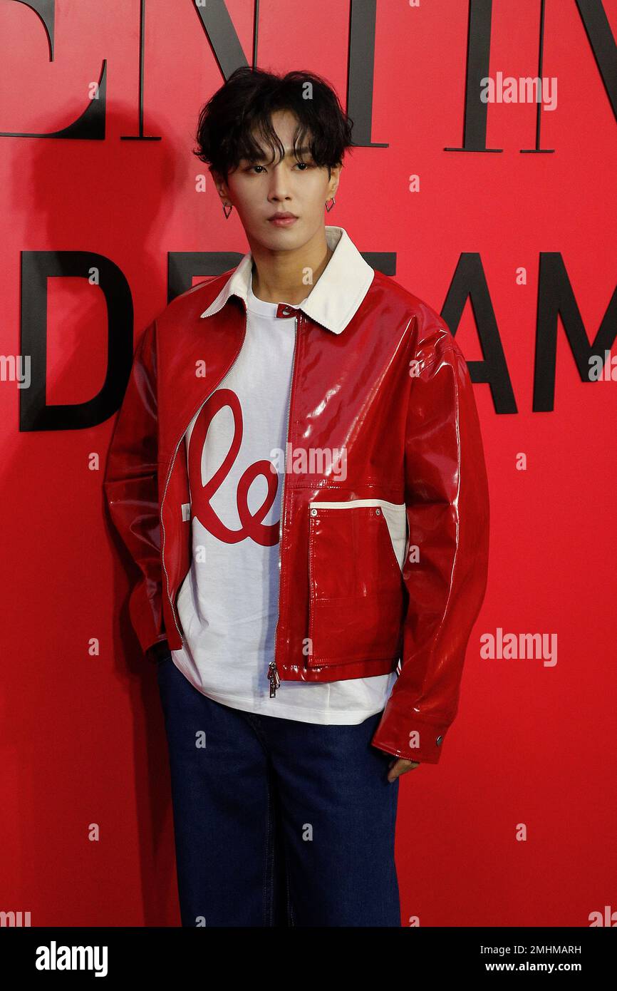 Chinese singer and actor Li Wenhan poses for photographers as he ...