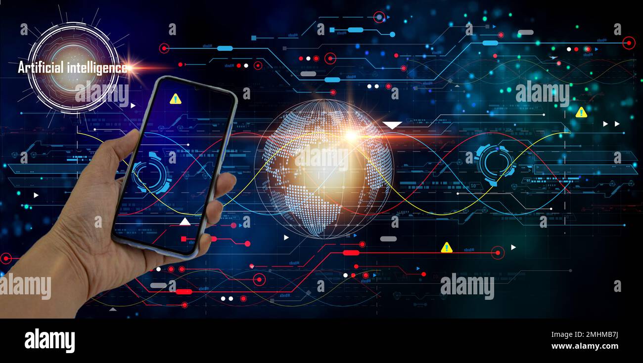 The concept of using artificial intelligence to develop and control ...