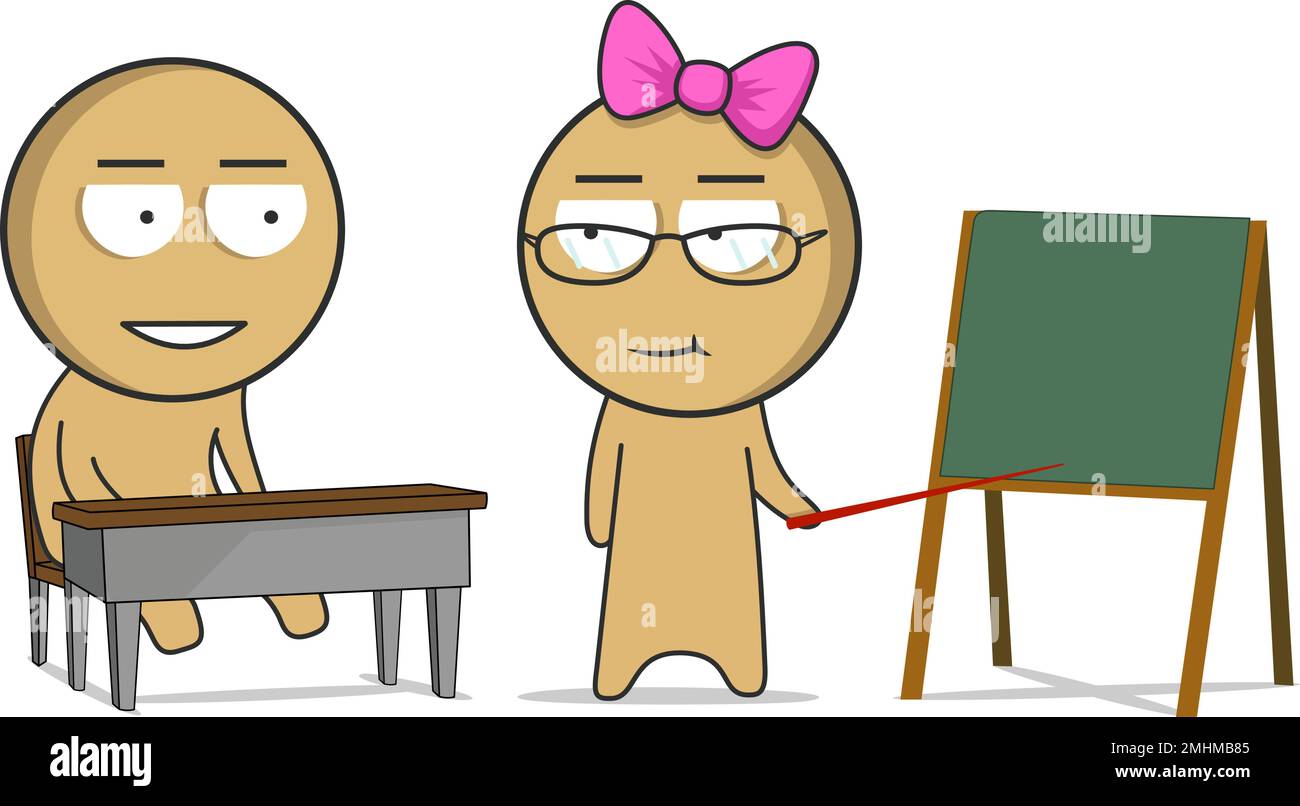 Elementary school class female teacher Cut Out Stock Images & Pictures ...