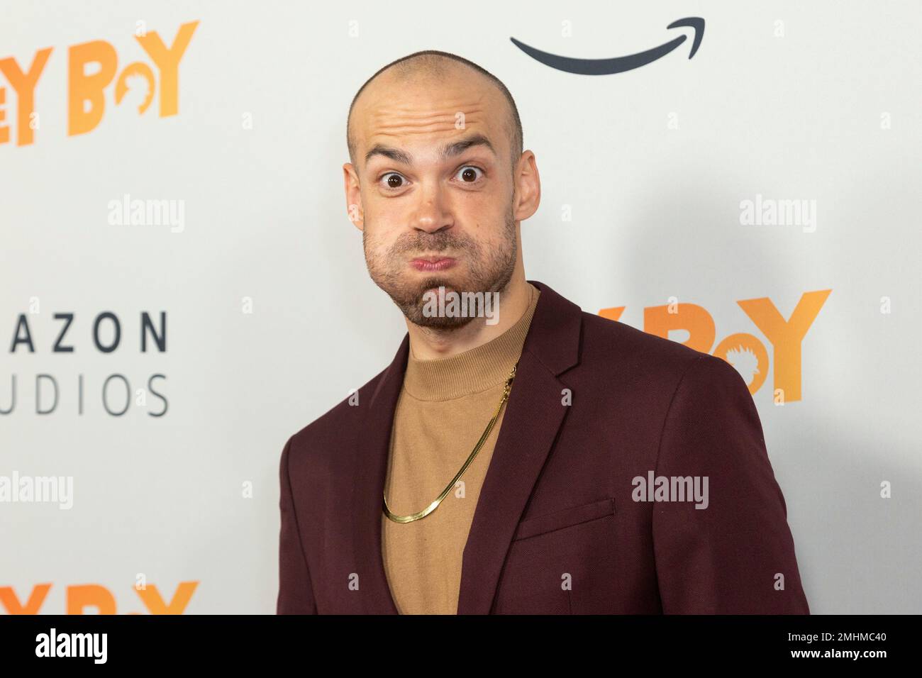 Brent Kiser arrives at the LA Premiere of "Honey Boy" at the ArcLight ...