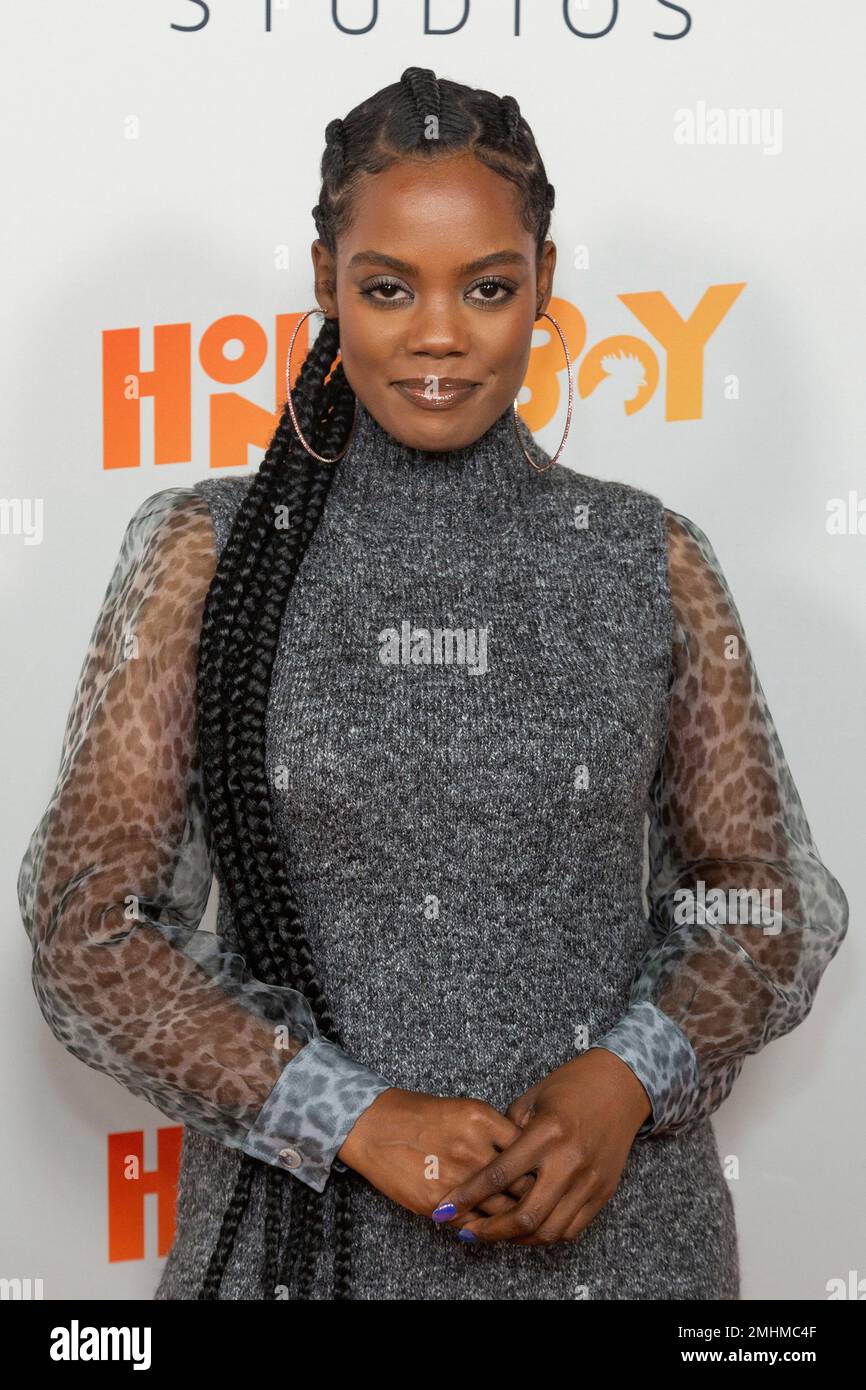 Novi Brown arrives at the LA Premiere of "Honey Boy" at the ArcLight ...