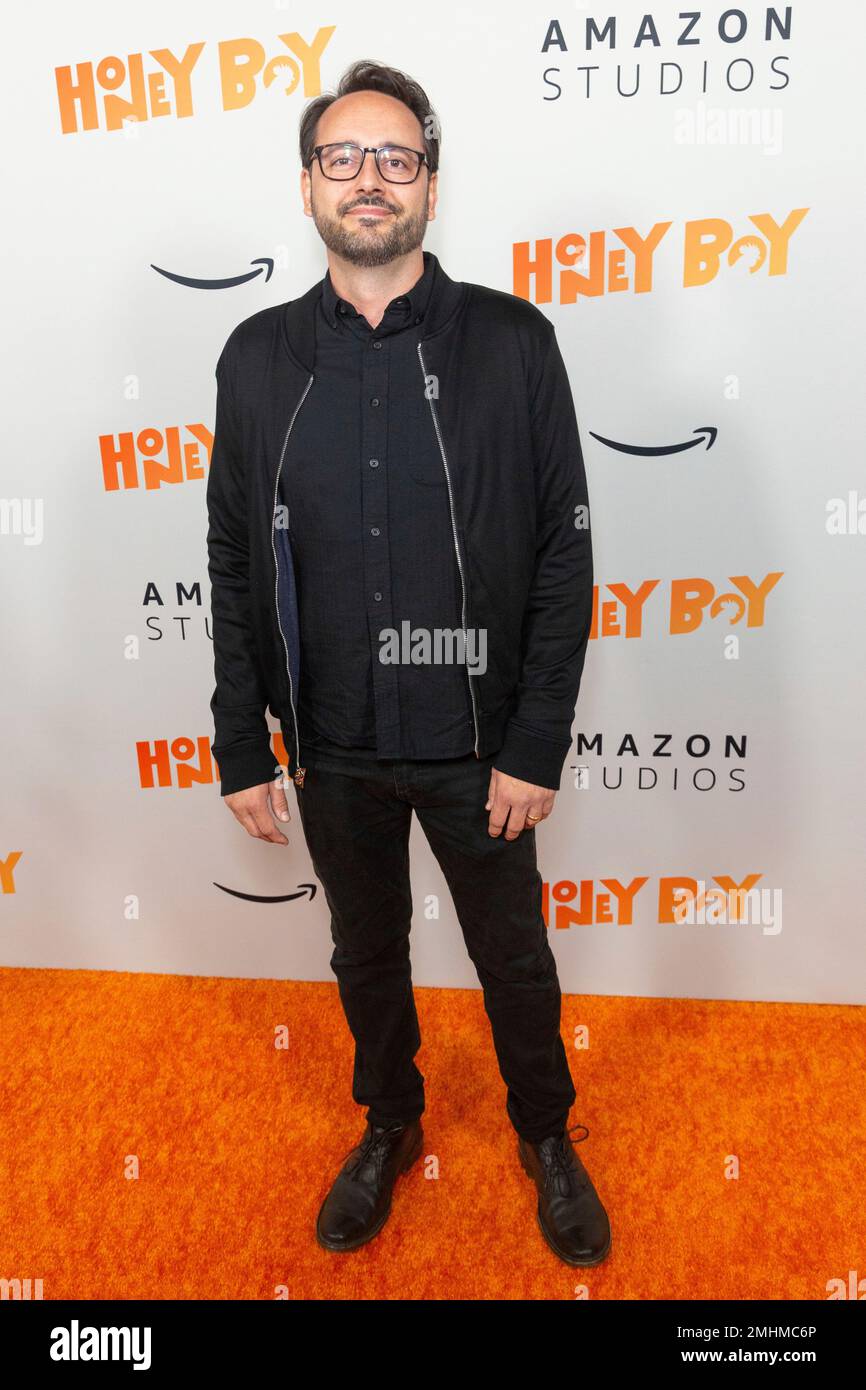 Dominic LaPerriere arrives at the LA Premiere of "Honey Boy" at the ...