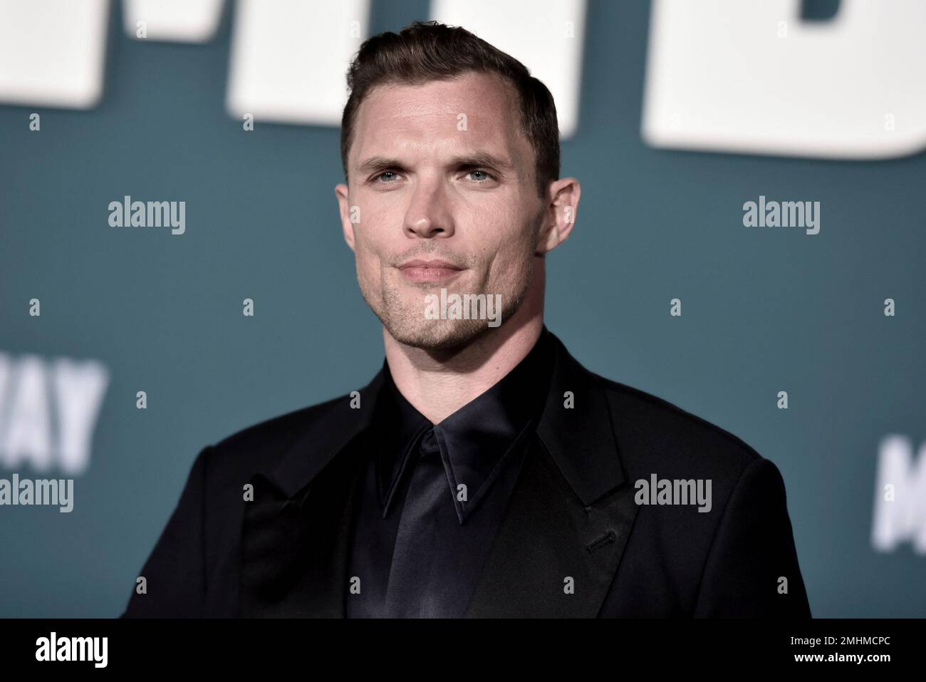Ed Skrein attends the world premiere of "Midway," at the Regency ...