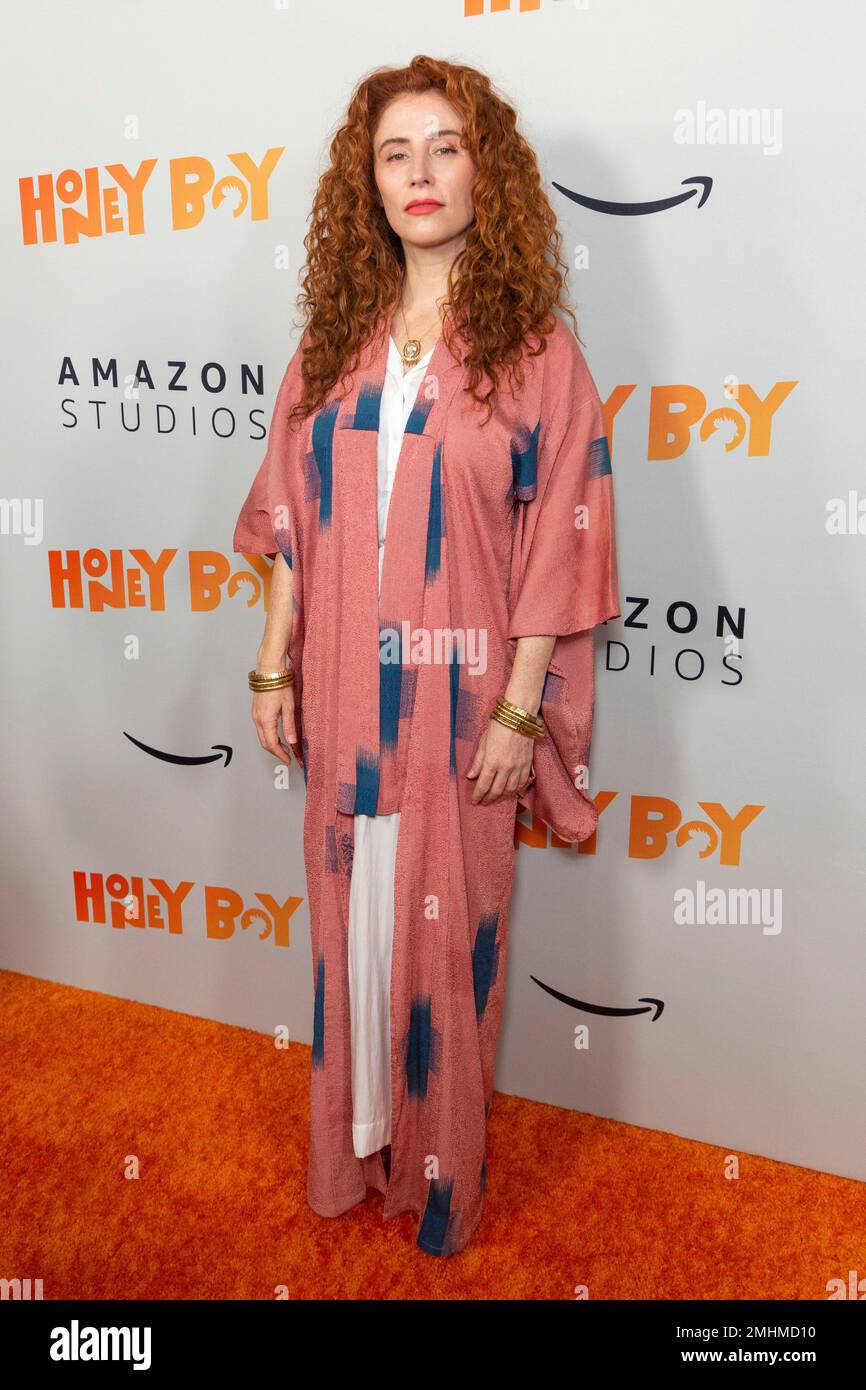 Alma Har'el arrives at the LA Premiere of "Honey Boy" at the ArcLight ...