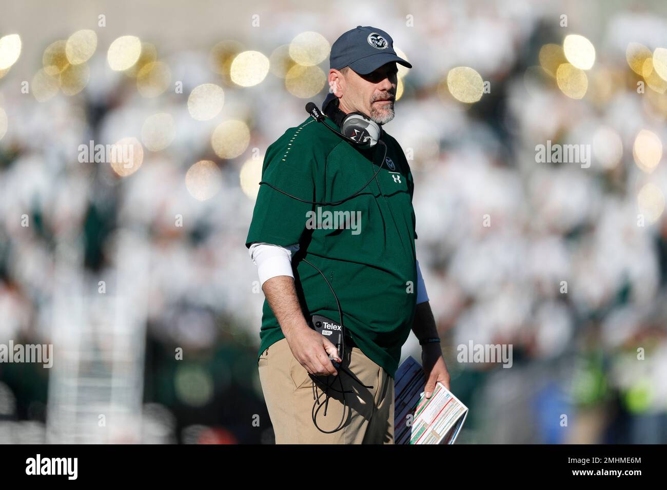 Colorado State head coach Mike Bobo in the second half of an NCAA ...