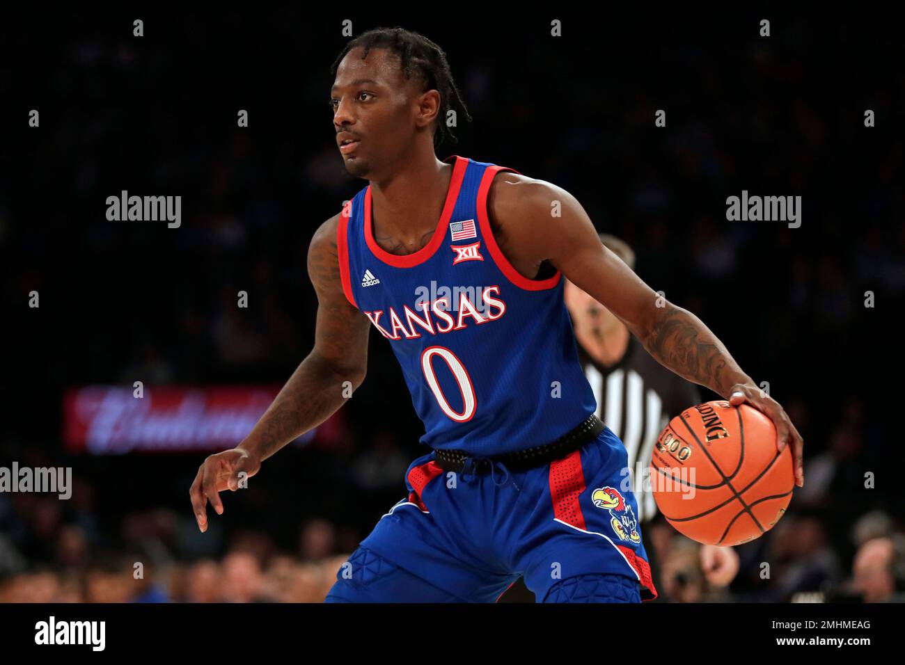 Kansas guard Marcus Garrett (0) in action against the Duke during the ...