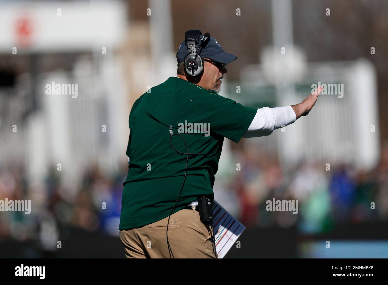 Colorado State head coach Mike Bobo in the first half of an NCAA ...