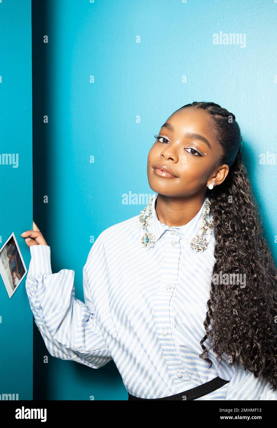 Marsai Martin poses for a portrait at her office, Genius Productions ...