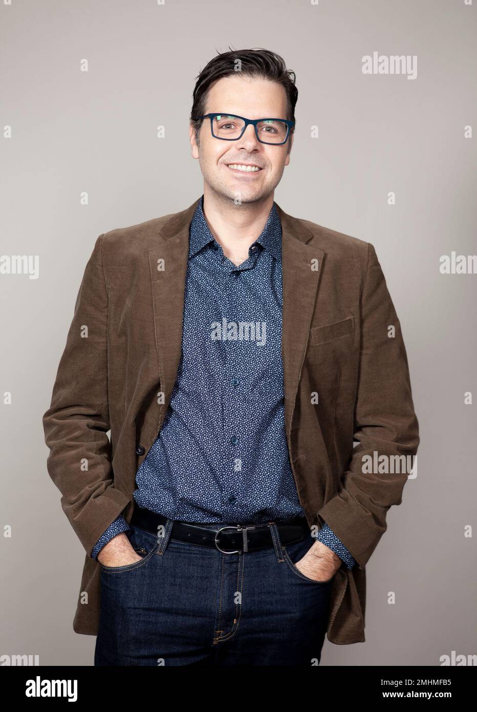 Phil Johnston poses for a portrait at The Beverly Hilton Hotel on ...