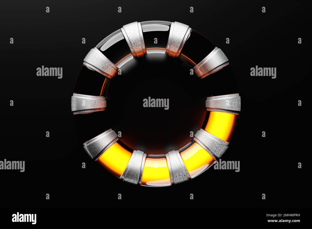 3d illustration of speed measuring speed icon. Colorful speedometer ...