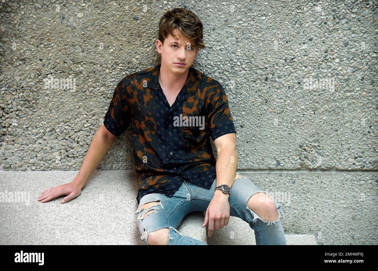 Singer/songwriter Charlie Puth poses for a portrait, Tuesday, May 29 ...