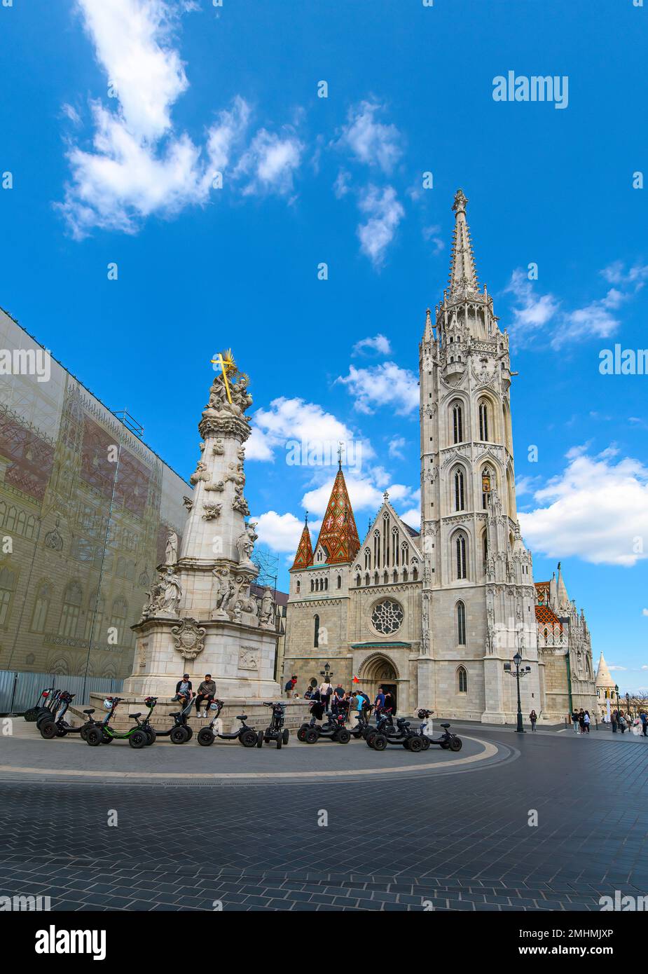 Budapest, Hungary. Matthias Church, a church located in front of the ...