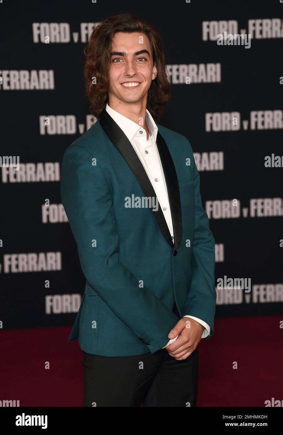 Larsen Deane arrives at a special screening of "Ford v Ferrari" on ...