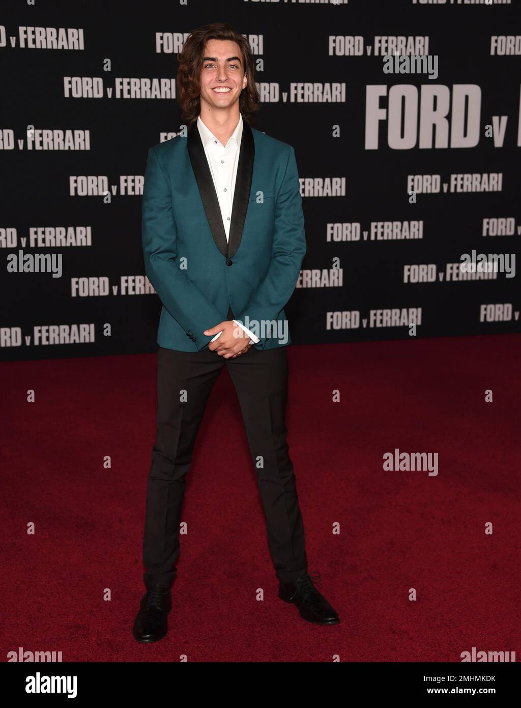 Larsen Deane arrives at a special screening of "Ford v Ferrari" on ...