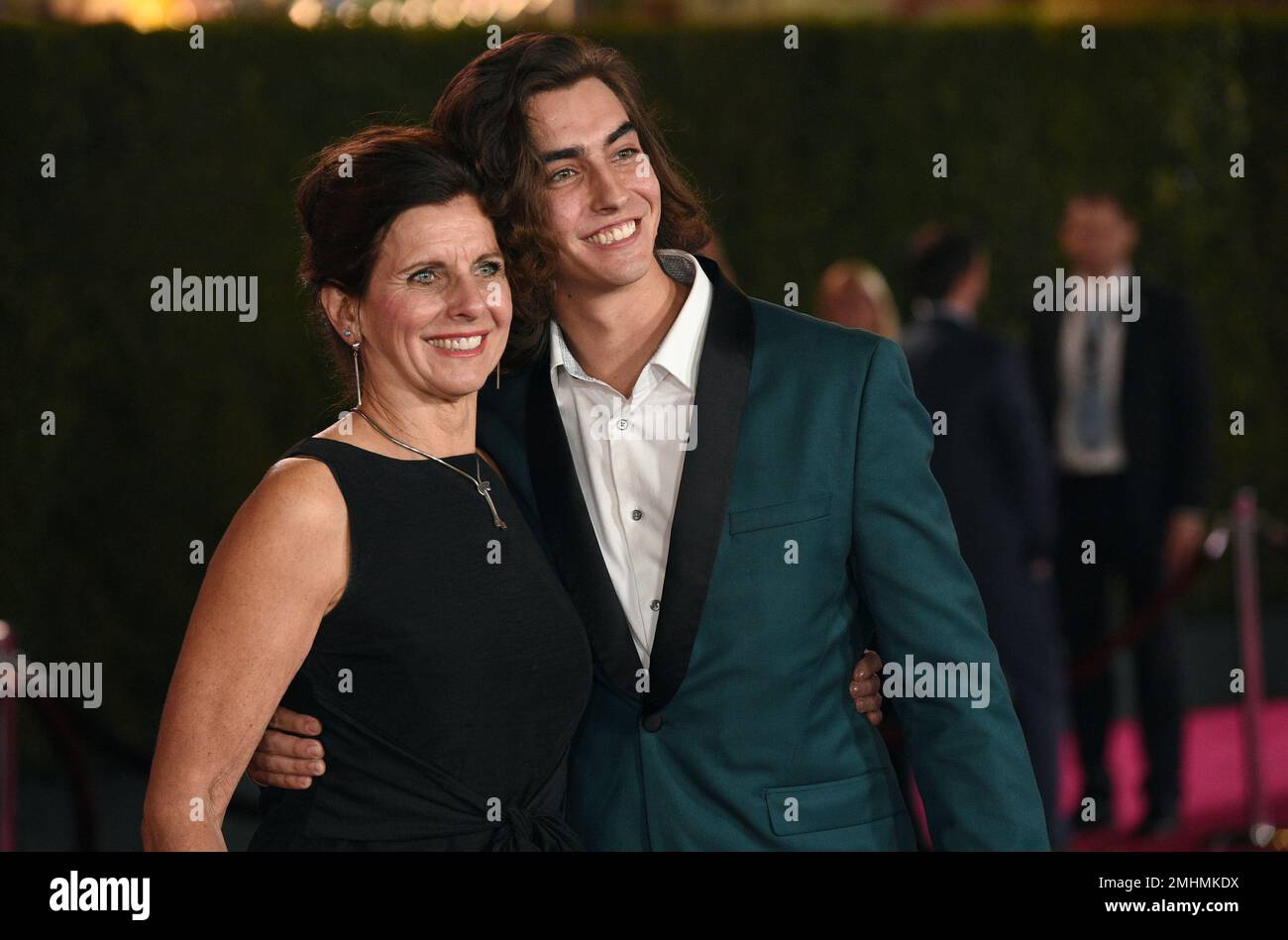 Amber Deane, left, and Larsen Deane arrive at a special screening of ...