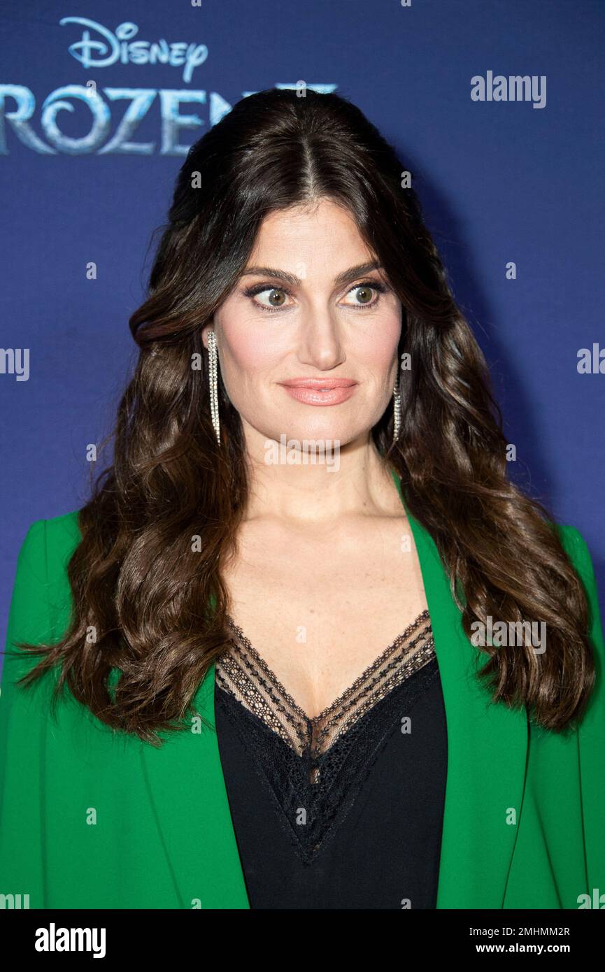 Idina Menzel poses during the "Frozen 2" photo call on Monday, Nov. 4 ...