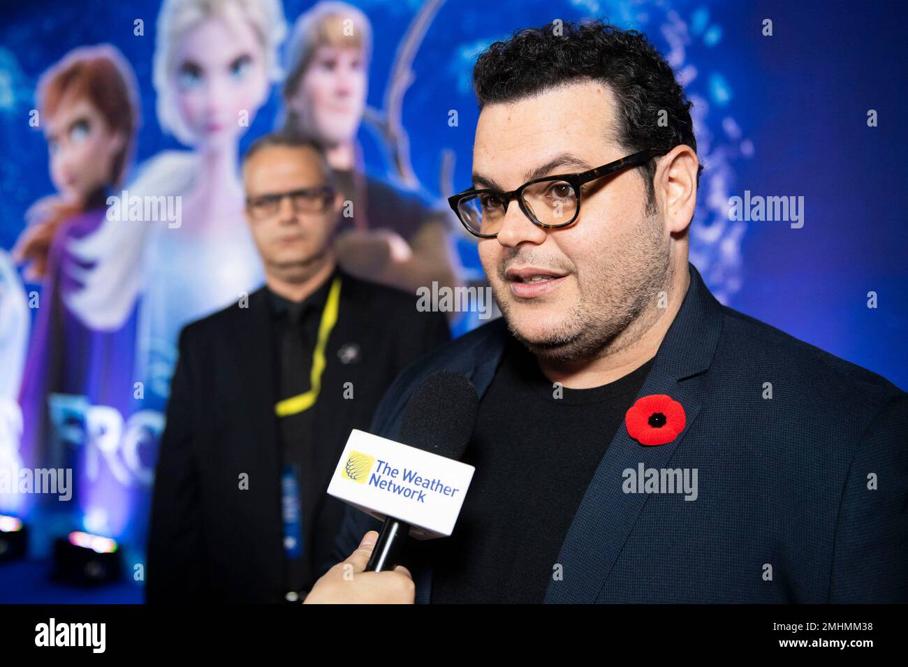 Actor Josh Gad poses during the "Frozen 2" photo call on Monday, Nov. 4 ...