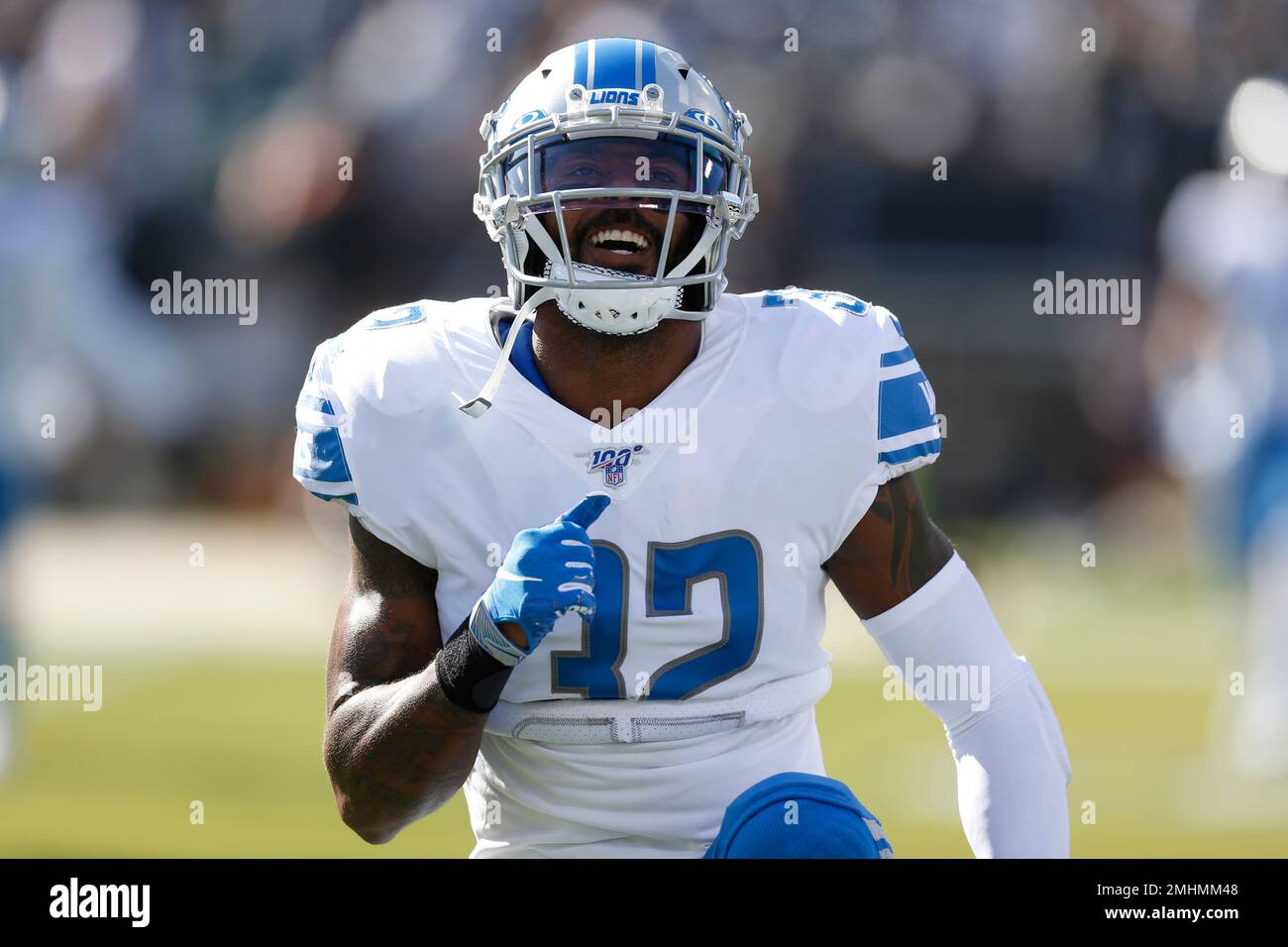 Detroit Lions defensive back Tavon Wilson (32) before an NFL football ...