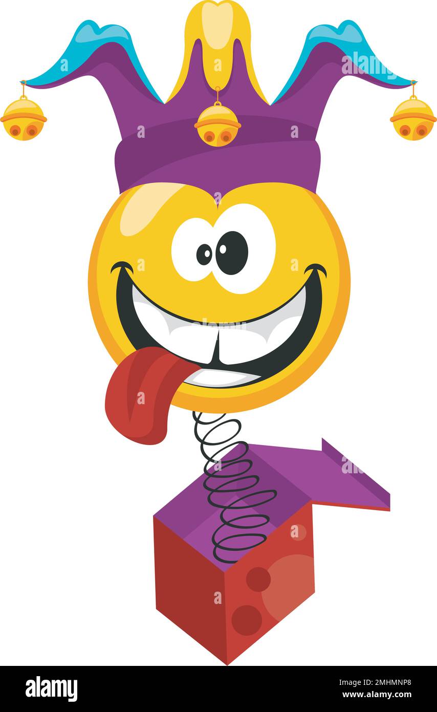 surprise box with emoticon Stock Vector Image & Art - Alamy