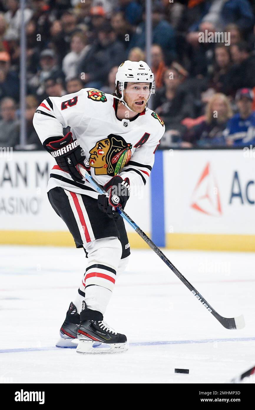 Chicago Blackhawks defenseman Duncan Keith in action during the first ...