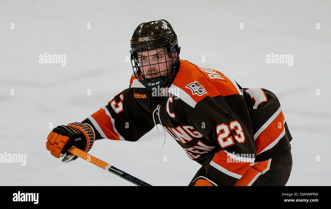 Bowling Green defenseman Alec Rauhauser skates against Minnesota State ...