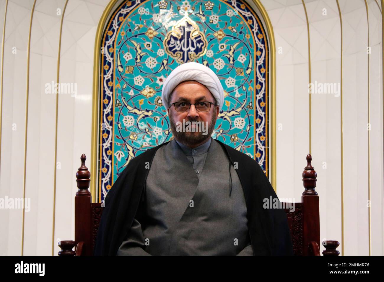 Shaykh Amir Mukhtar Faezi, the founder of Ahl Al-Bayt Islamic Seminary ...