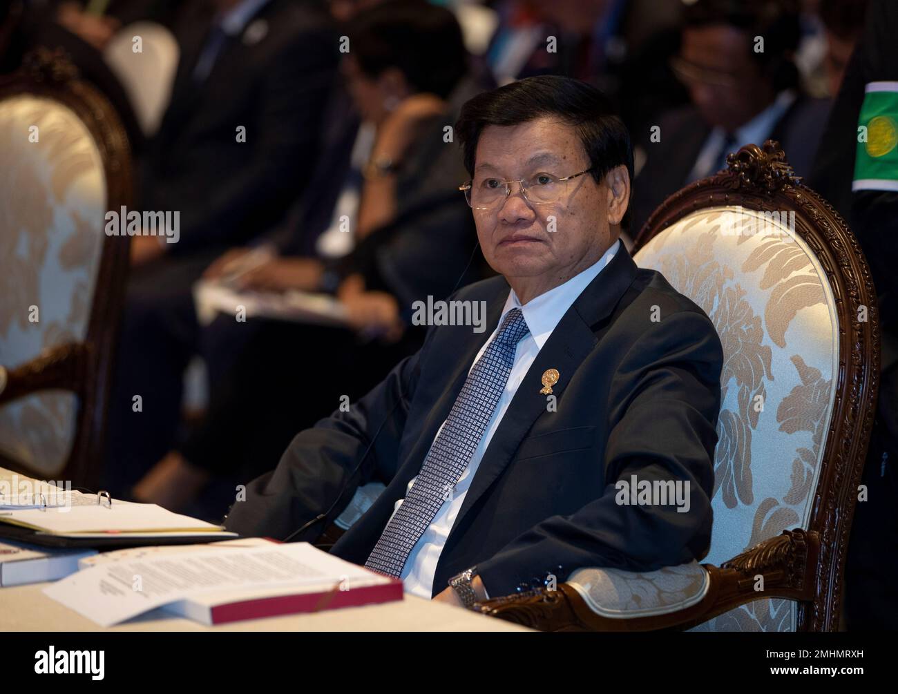 Laos Prime Minister Thongloun Sisoulith participates in the ASEAN-Japan ...