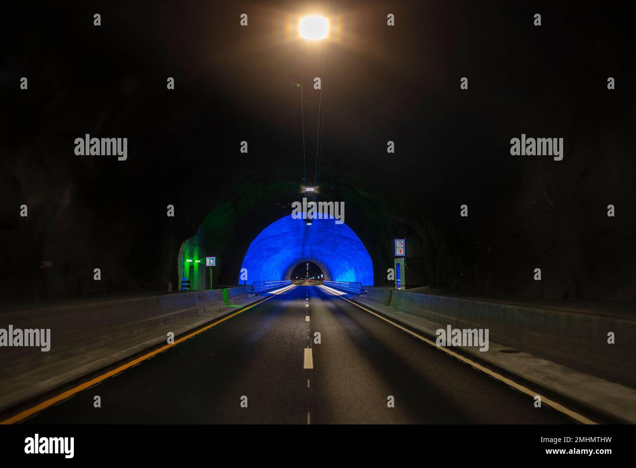 Tunnel inside traffic hi-res stock photography and images - Alamy