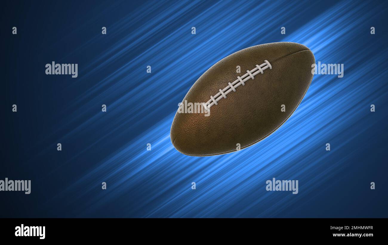 Football flying through air hi-res stock photography and images - Alamy