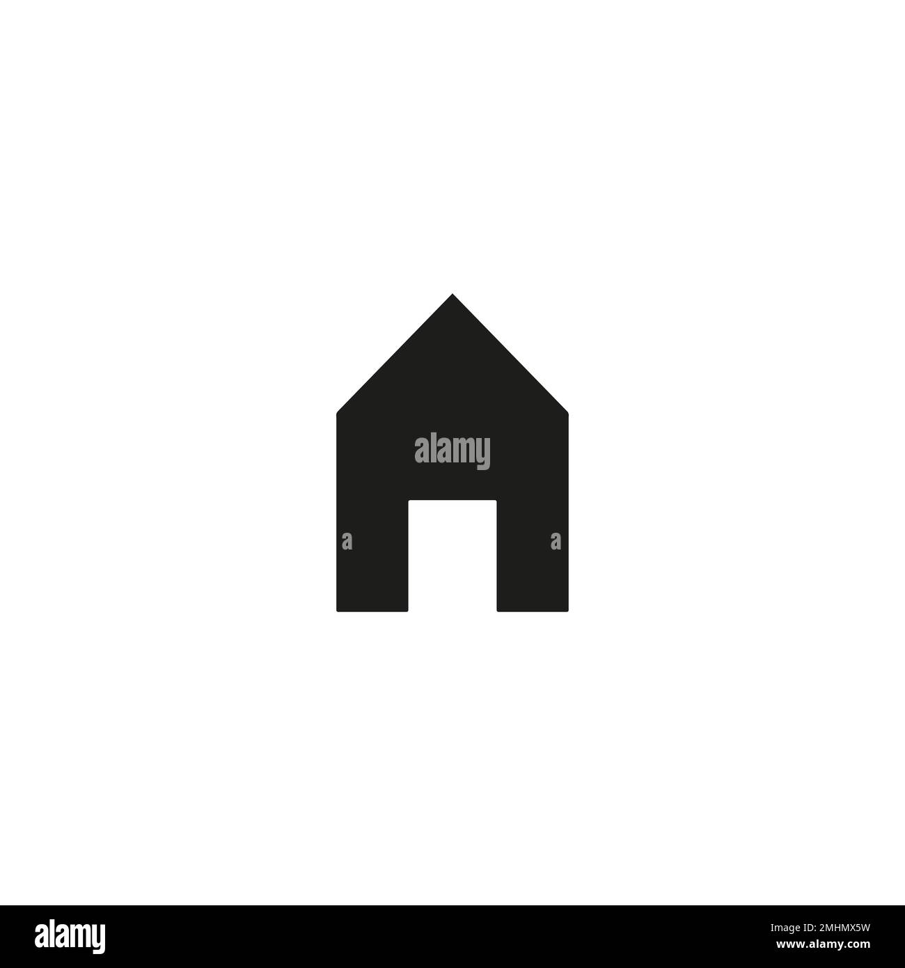 Small house. Icon Vector. Simple flat symbol. Illustration pictogram ...