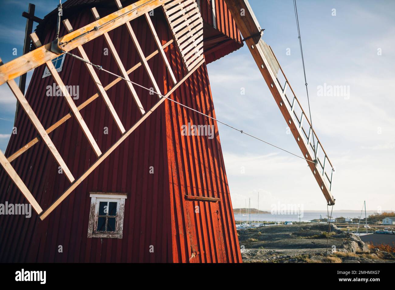Old fashioned windmill wind turbine hi-res stock photography and images ...