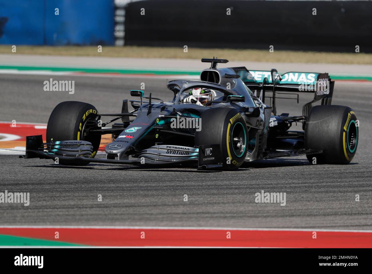 Mercedes driver Lewis Hamilton, of Britain, races during the Formula ...