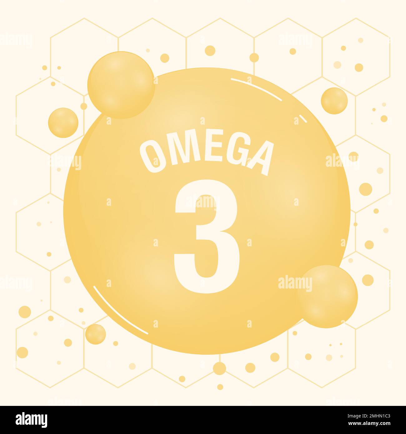 Omega 3 gold icon. Vitamin drop pill capsule. Shining golden essence ...