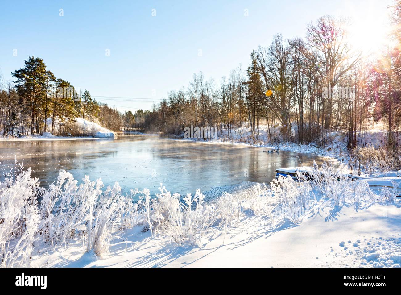 Chilly river scene hi-res stock photography and images - Alamy