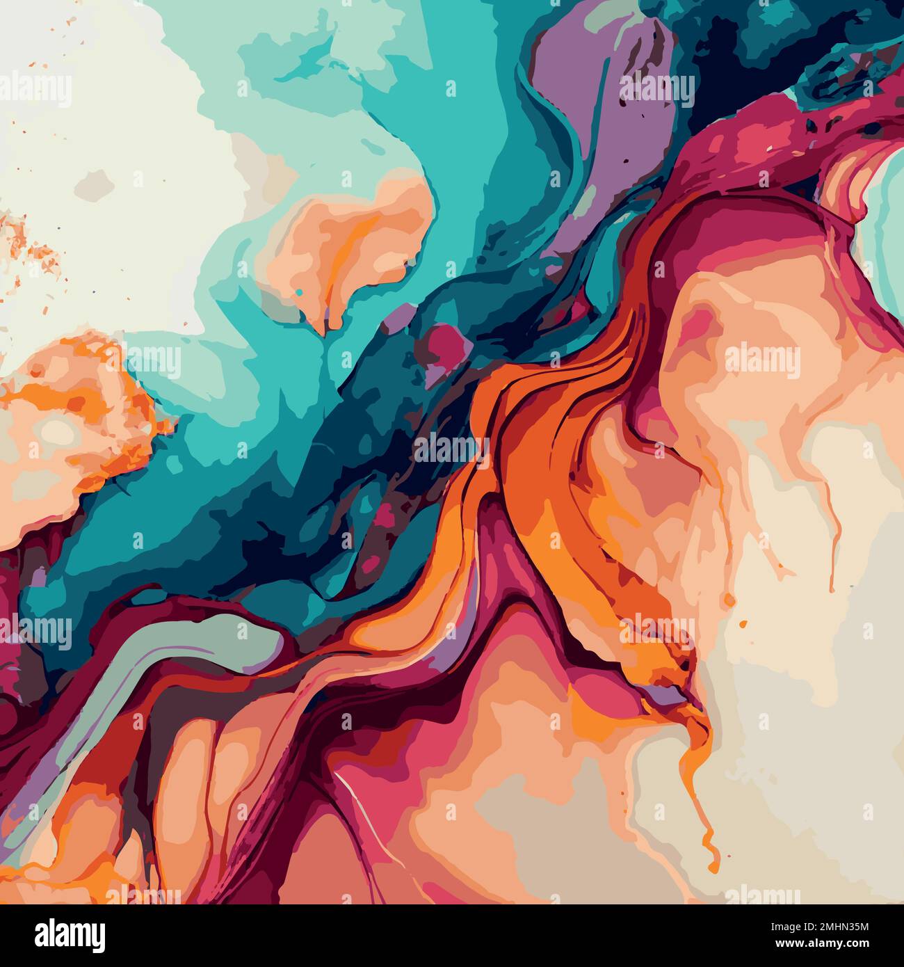 Marble texture design, colorful multicolored marble surface, curved ...