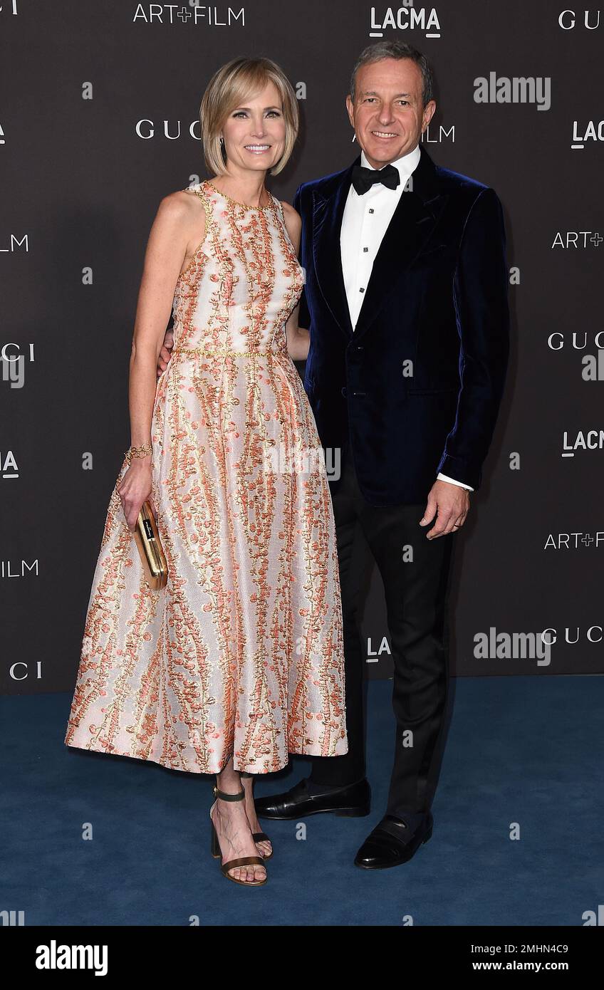 Willow Bay and Bob Iger arrive at the 2019 LACMA Art and Film Gala at ...