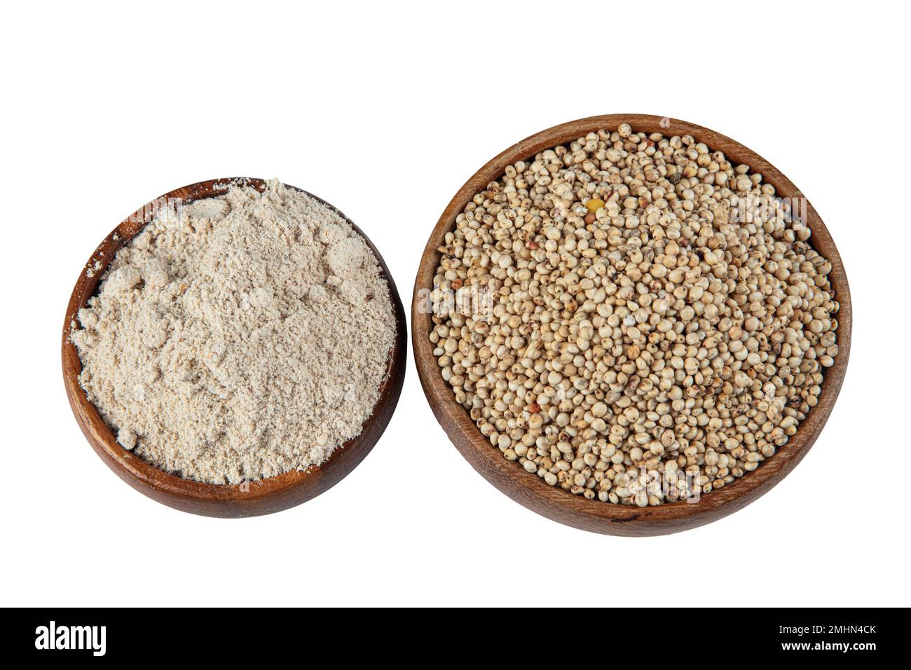 Gluten free Sorghum seeds isolated on white background. Whole seeds of ...