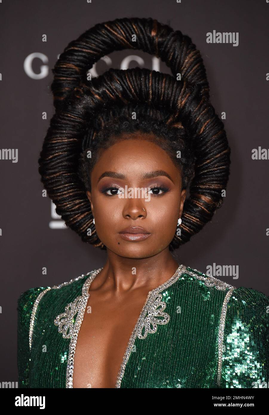 Kiki Layne arrives at the 2019 LACMA Art and Film Gala at LACMA on ...