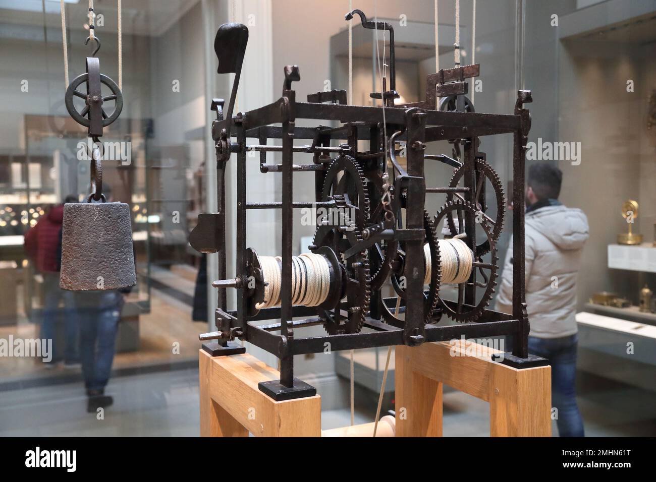 English Cassiobury Park turret clock by Leonard Tenant built around AD ...