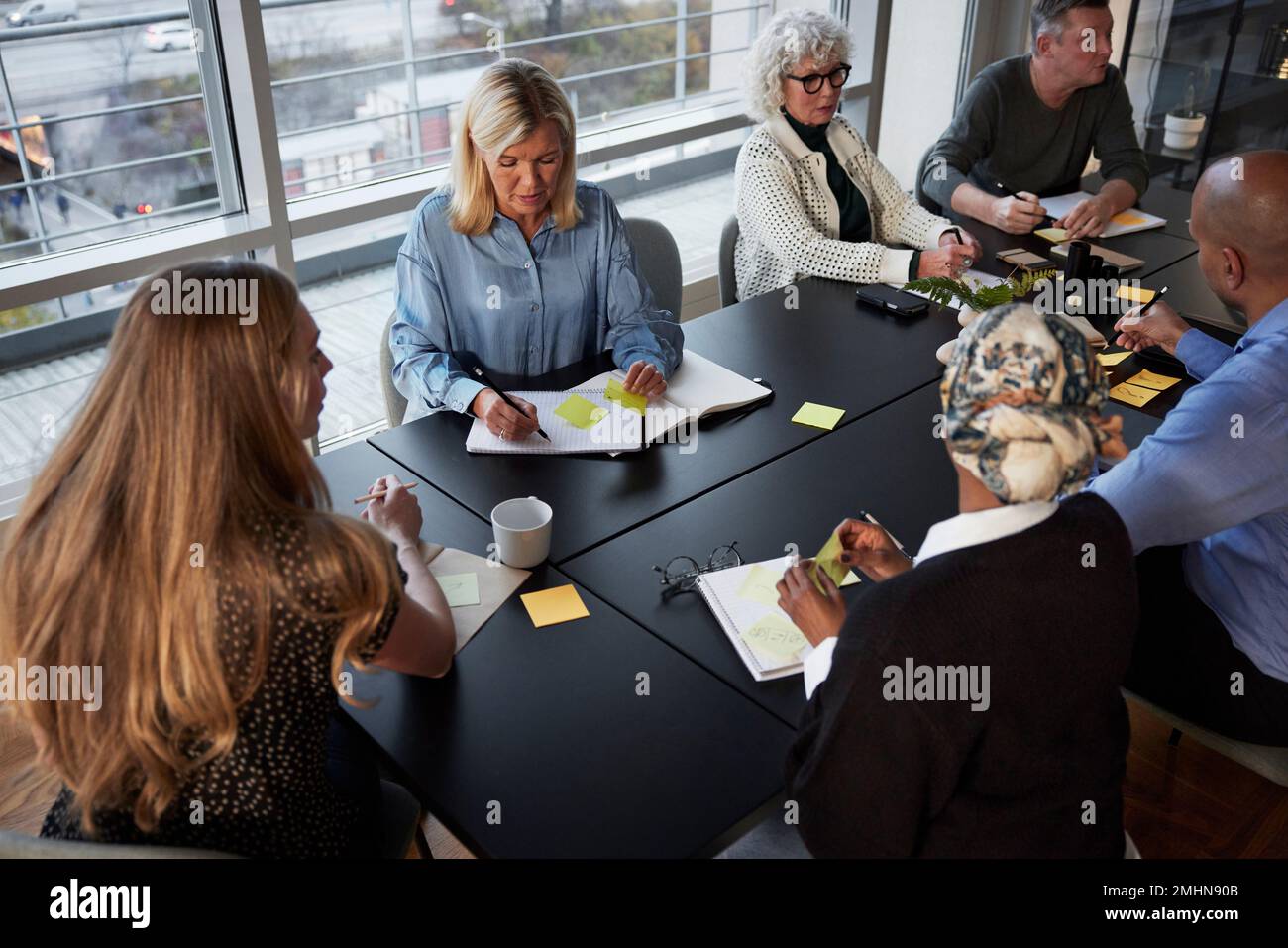 People during business meeting Stock Photo - Alamy