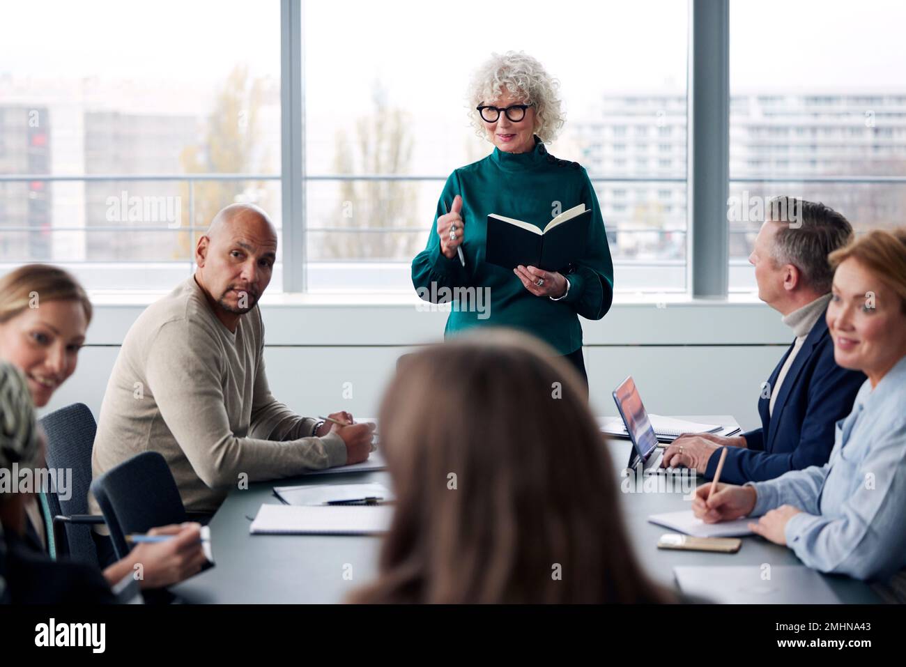 People during business meeting Stock Photo - Alamy