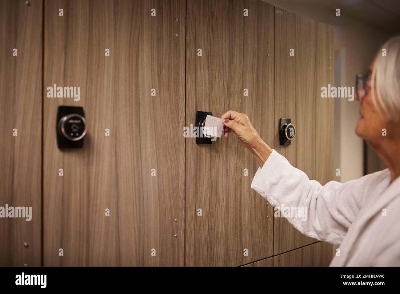 Women in locker room hi-res stock photography and images - Alamy