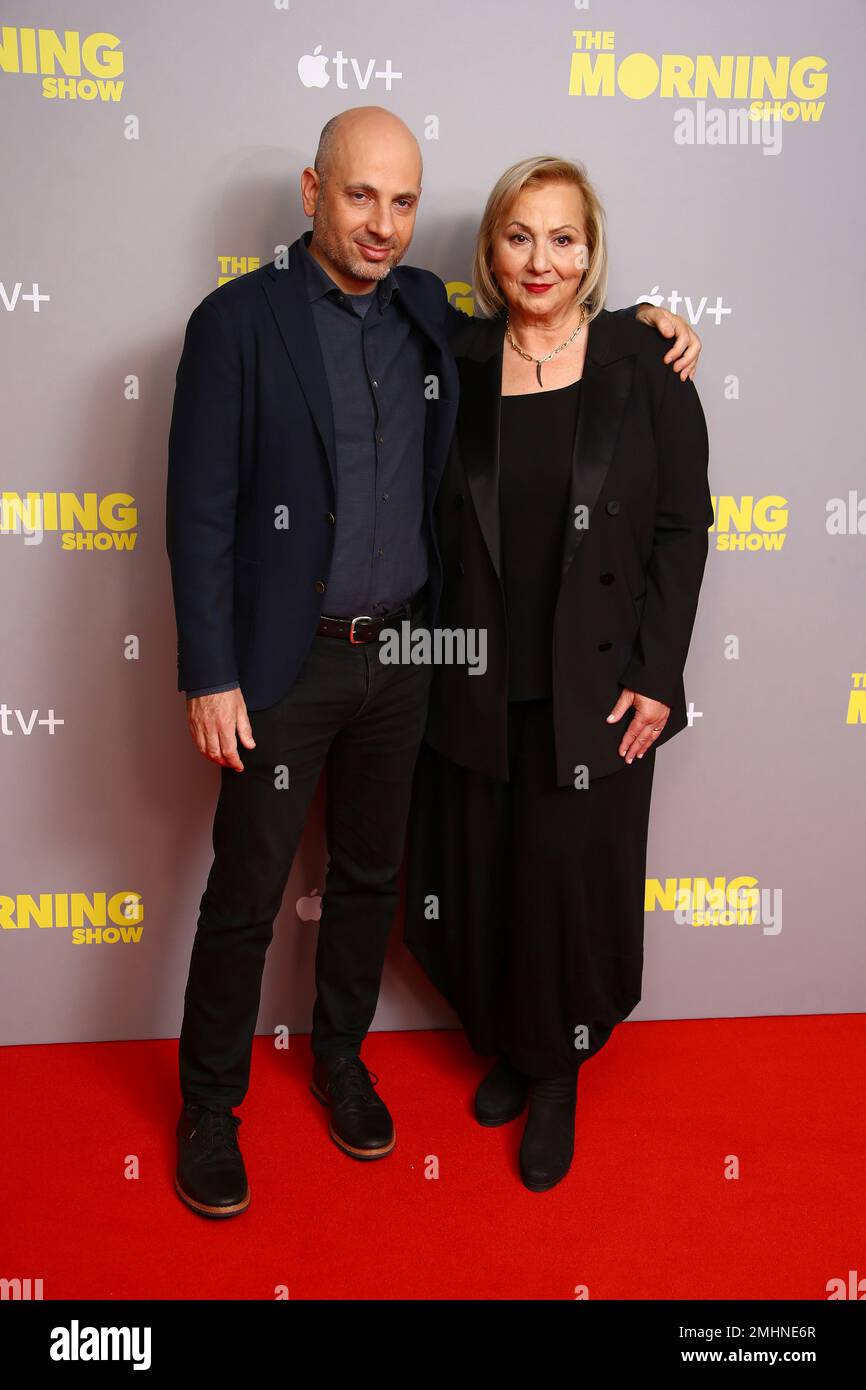 Director Mimi Leder and producer Michael Ellenberg pose for ...