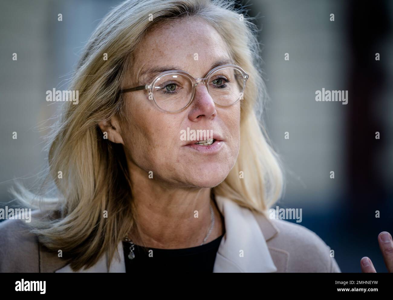 THE HAGUE - Sigrid Kaag, Minister of Finance, on arrival at the ...