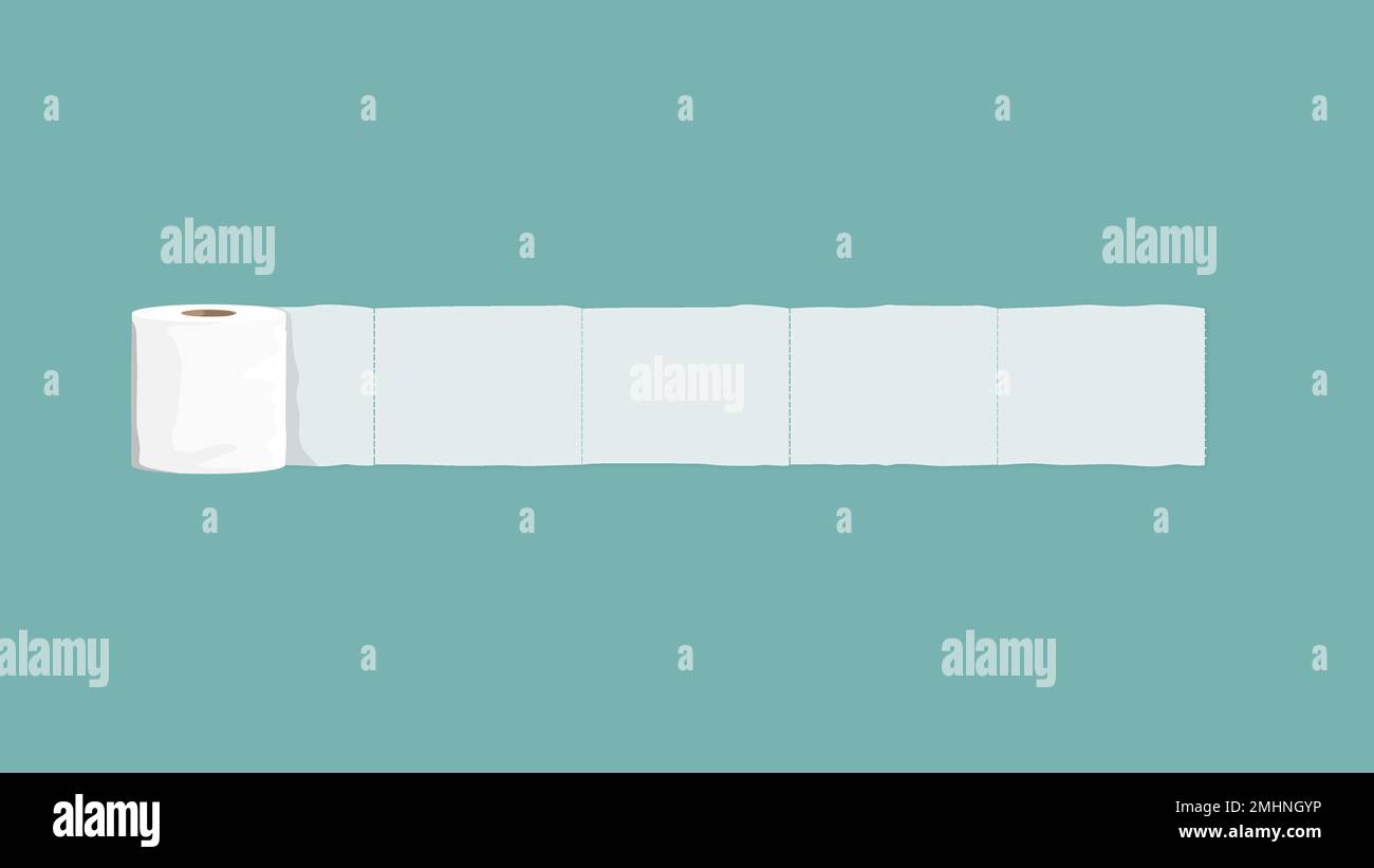 Toilet paper tissue banner element vector Stock Vector Image & Art - Alamy