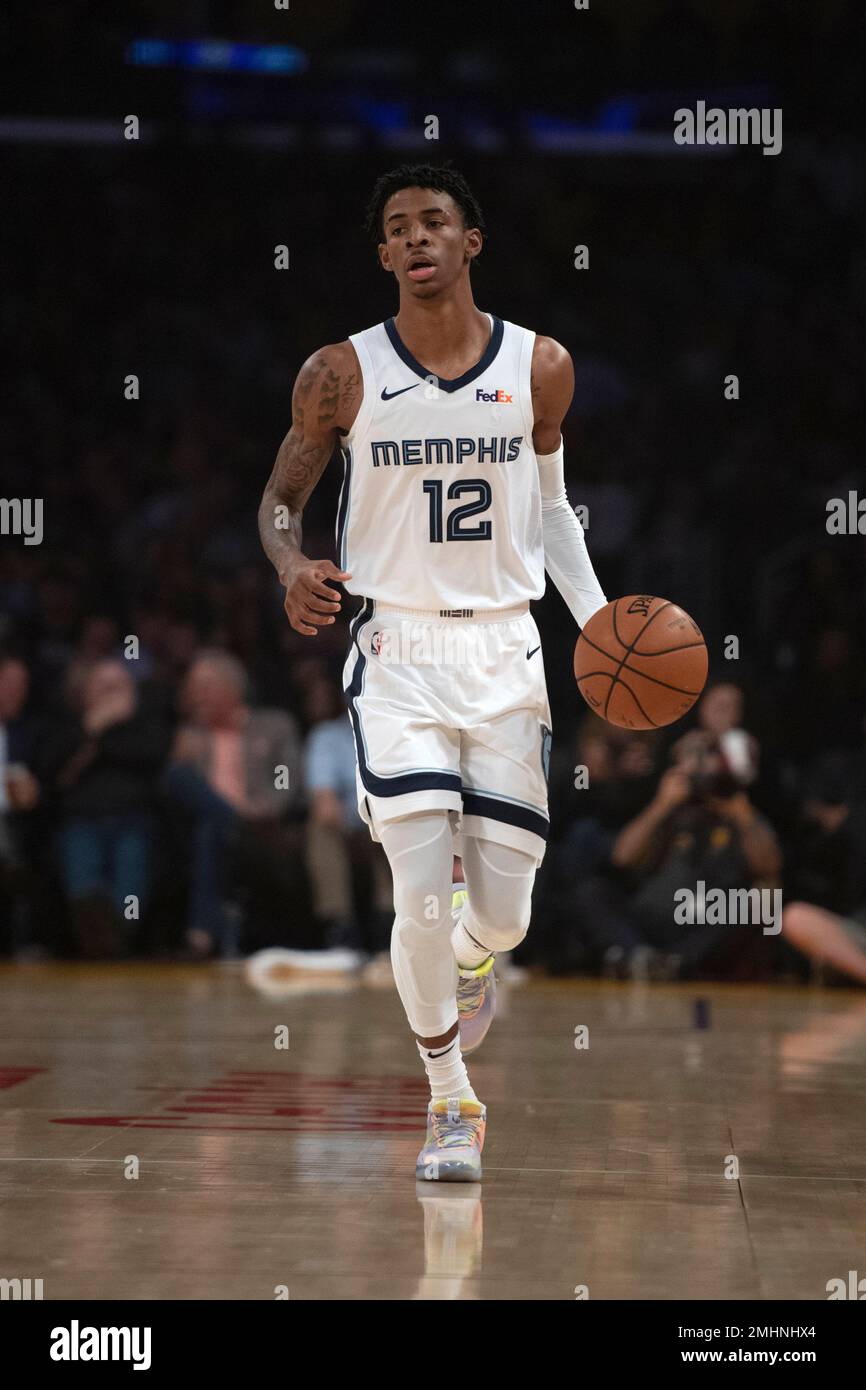 Memphis Grizzlies guard Ja Morant in an NBA basketball game against the ...