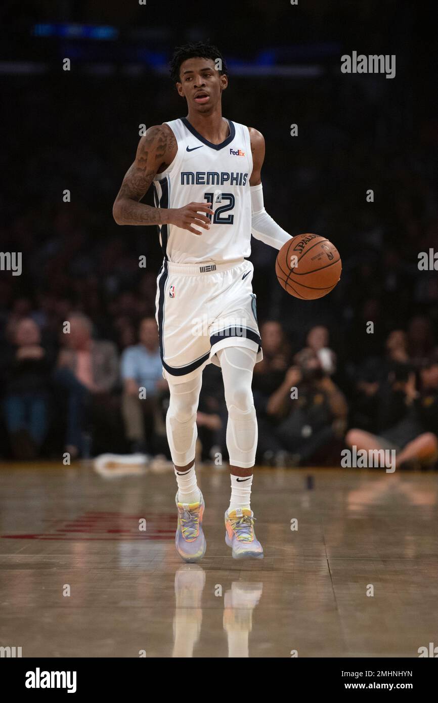 Memphis Grizzlies guard Ja Morant in an NBA basketball game against the ...
