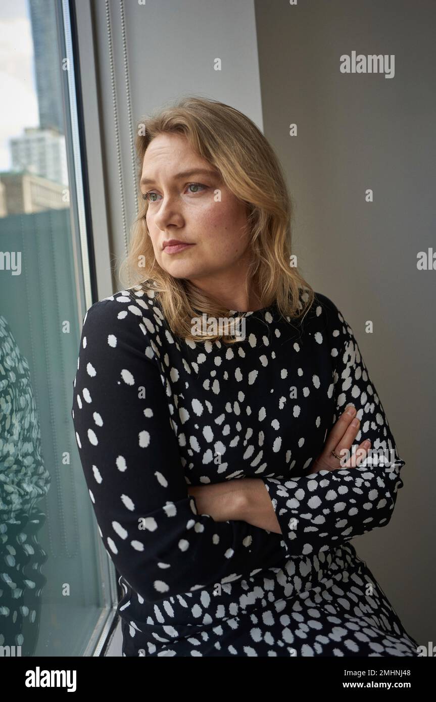 This Sept. 9, 2019 photo shows actress Merritt Wever posing for a ...