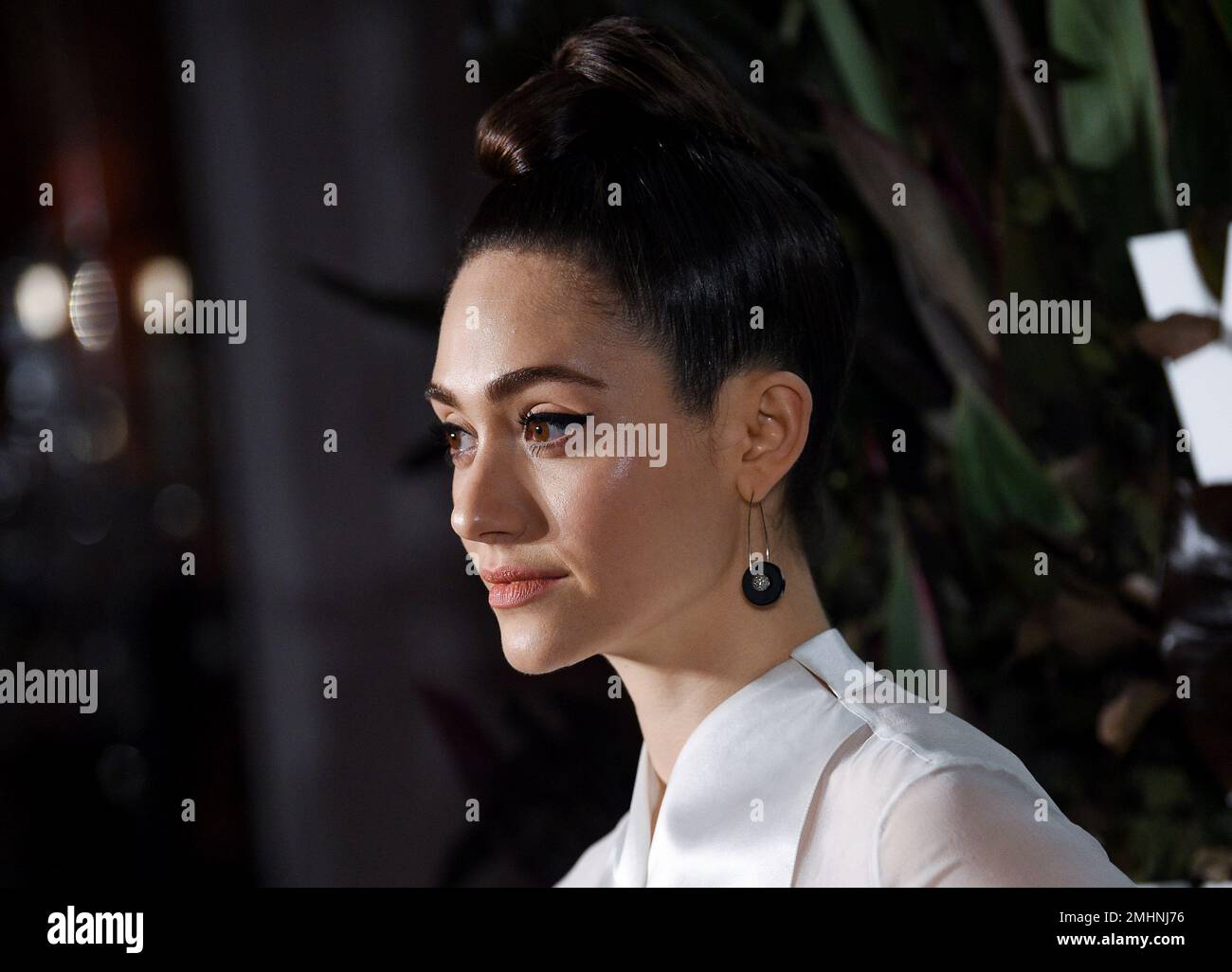Actress Emmy Rossum attends the fourth annual Women's Wear Daily WWD ...